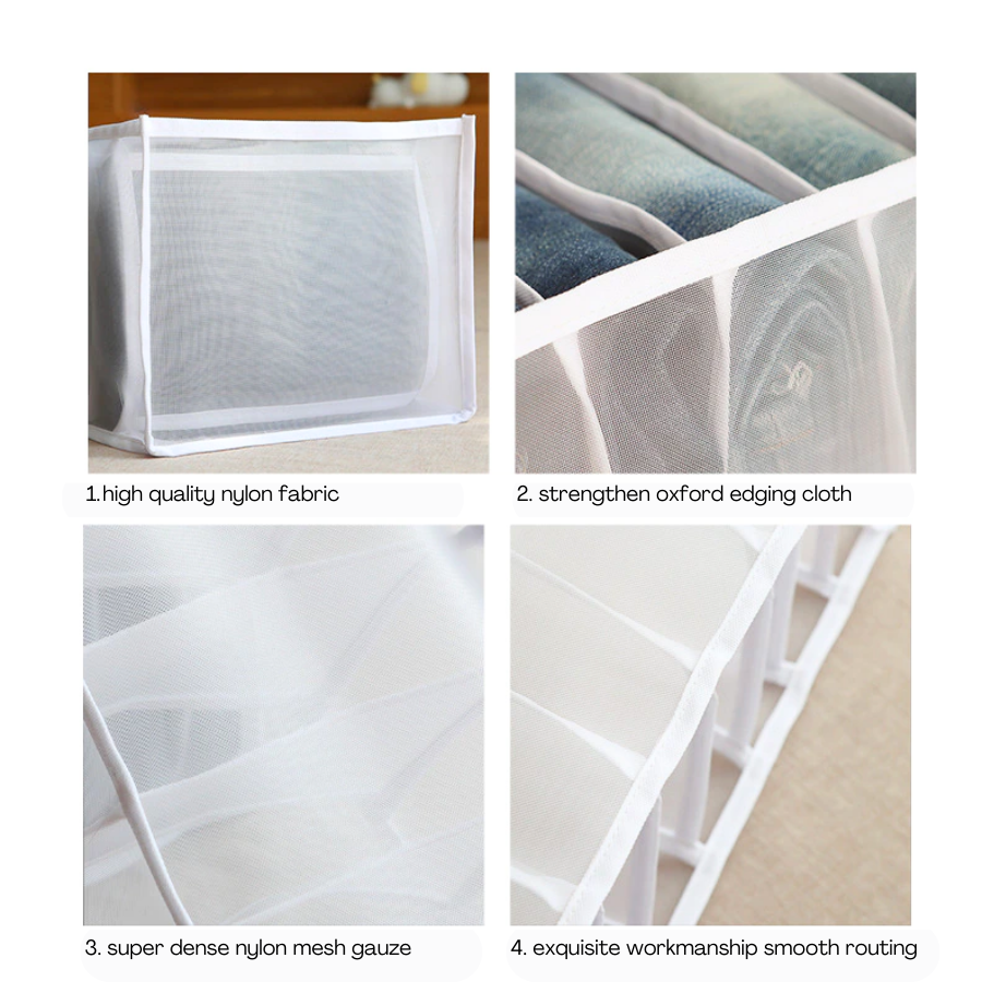 Closet Organizer Tudung Socks Organizer Separated Underwear Storage Box ...