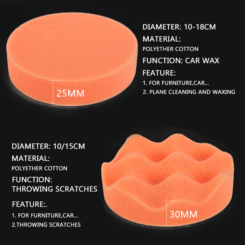 Car Polish Sponge Span Polish Kereta Sponge Polish Machine Car ...