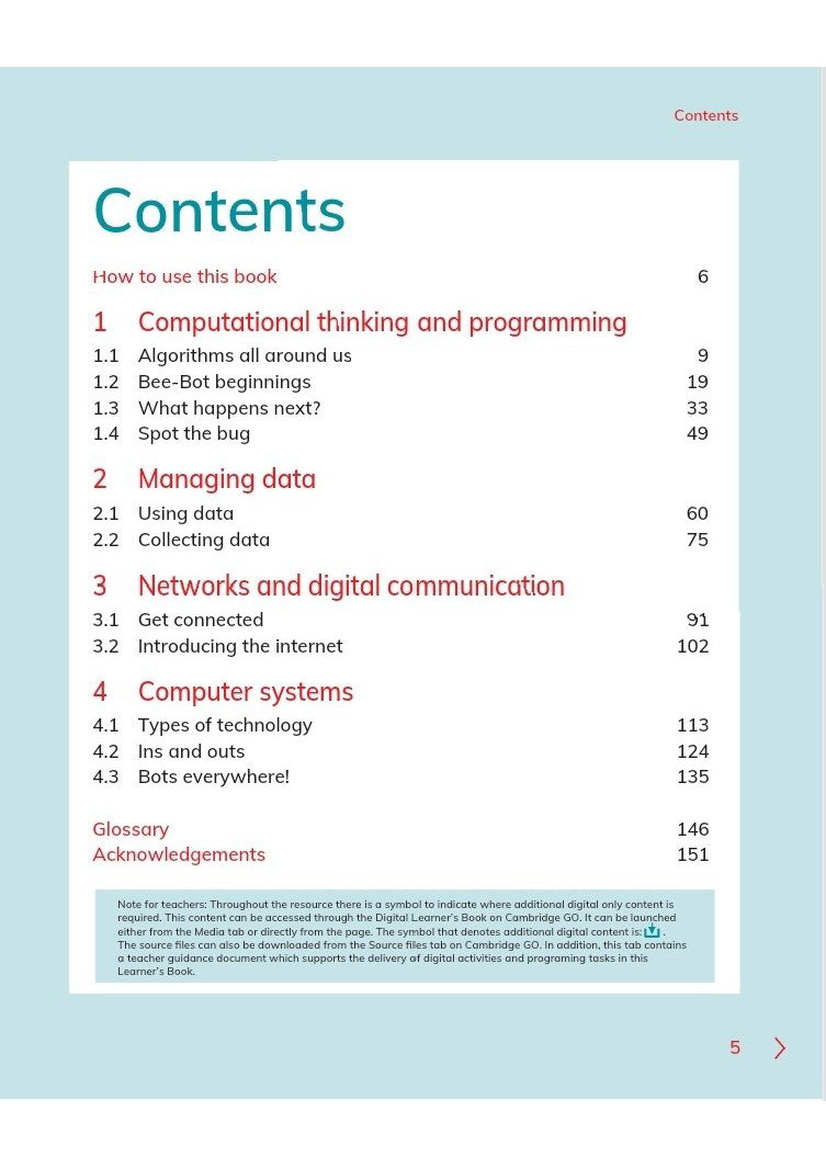 1 Cambridge Computing Learner's Book 1, 2nd Edition Year 1 Cambridge ...