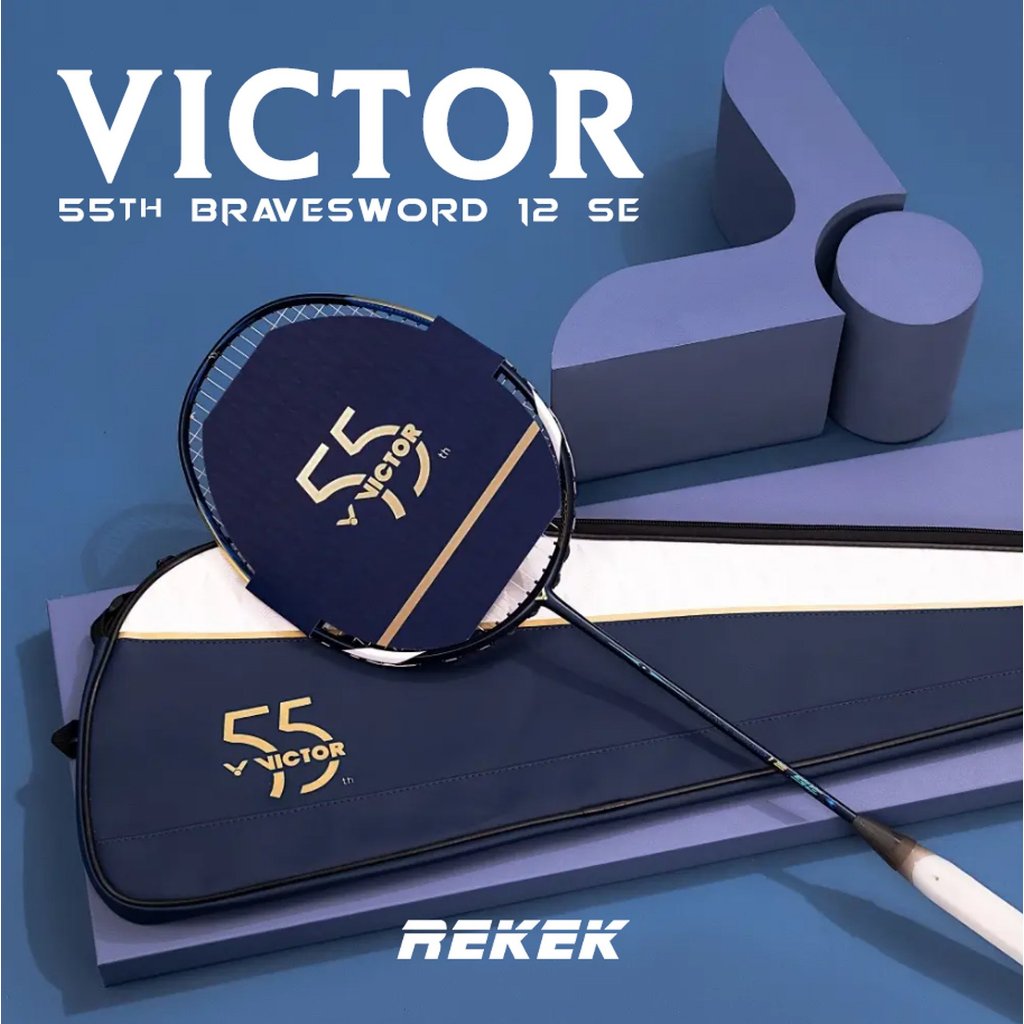 VICTOR Bravesword 12 SE Raket Badminton Racket Original Pakej Tali ...
