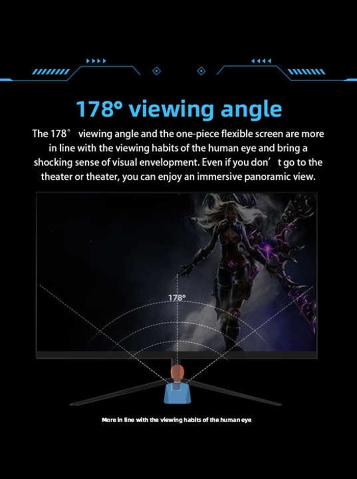 PC Monitor 19 Inch - 27 Inch 2K / 4K LED Computer Monitor 60 - 165Hz ...