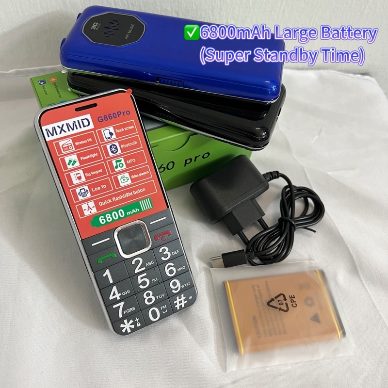 G860Pro Basic Phone for Elderly Seniors big numbers Large Keypad ...