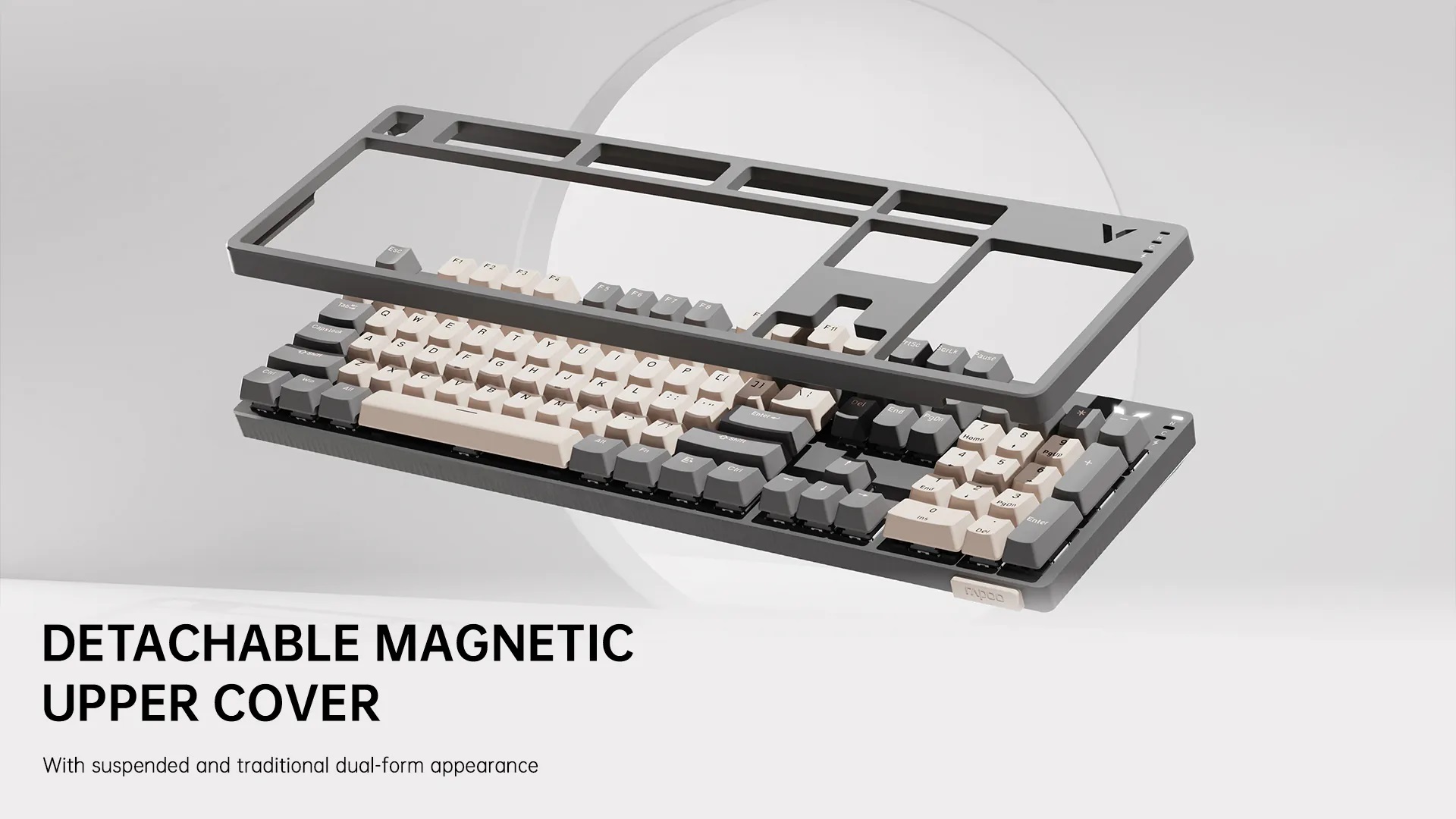RAPOO V500 PRO RGB MECHANICAL GAMING KEYBOARD / DETACHABLE MAGNETIC ...