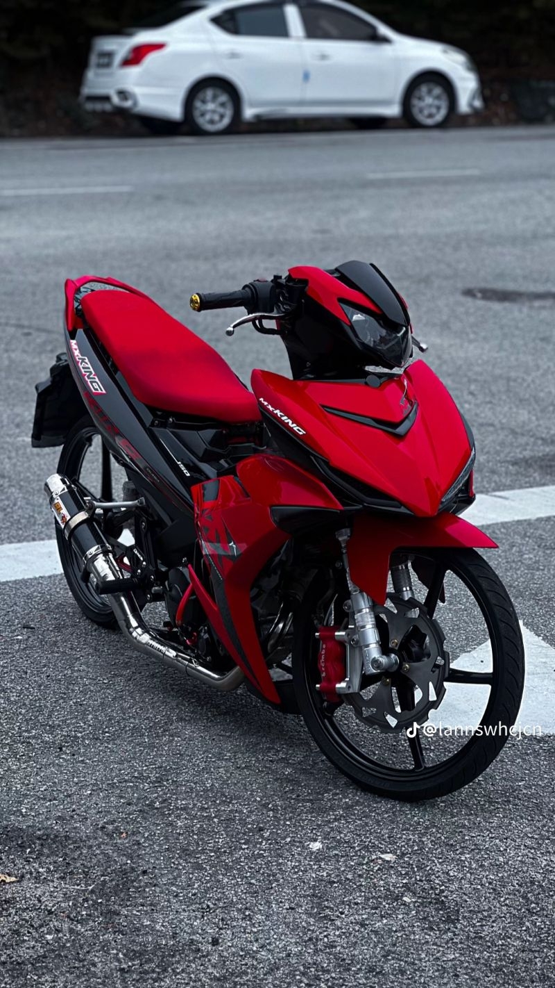 y15 V1 V2 MXKING MERAH COVER SET TAMPAL SIAP STICKER | Shopee Malaysia