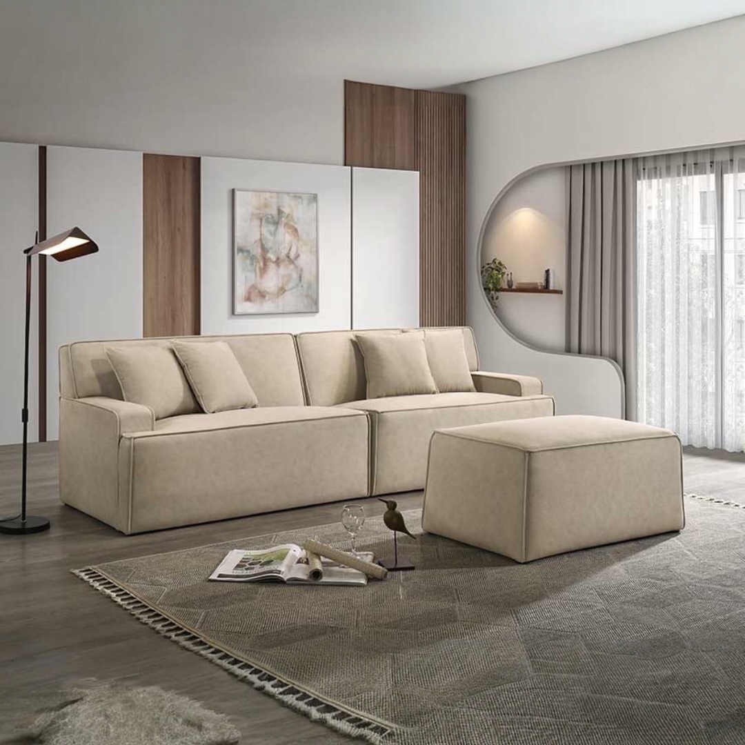 SKL Furniture 8.3FT Damasco Sofa / Anti Cat Scratches Sofa / Pet ...