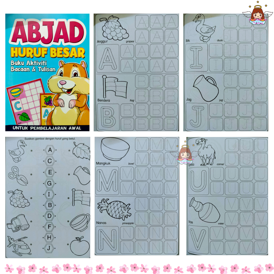 Buku Tulisan Prasekolah Buku Latihan Menulis Buku Aktiviti Prasekolah ...