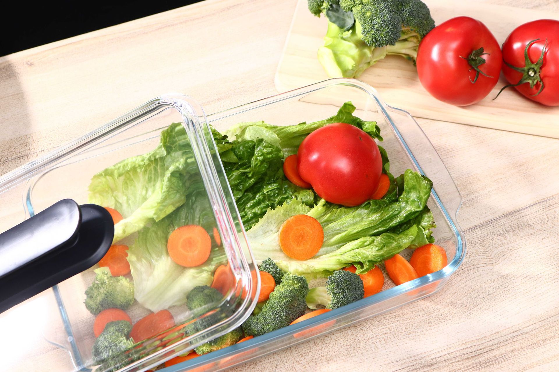 🔥 Readystock Kelantan 🔥Buffet Bekas Kaca Petak 3.0L Bekas Makanan Kaca ...