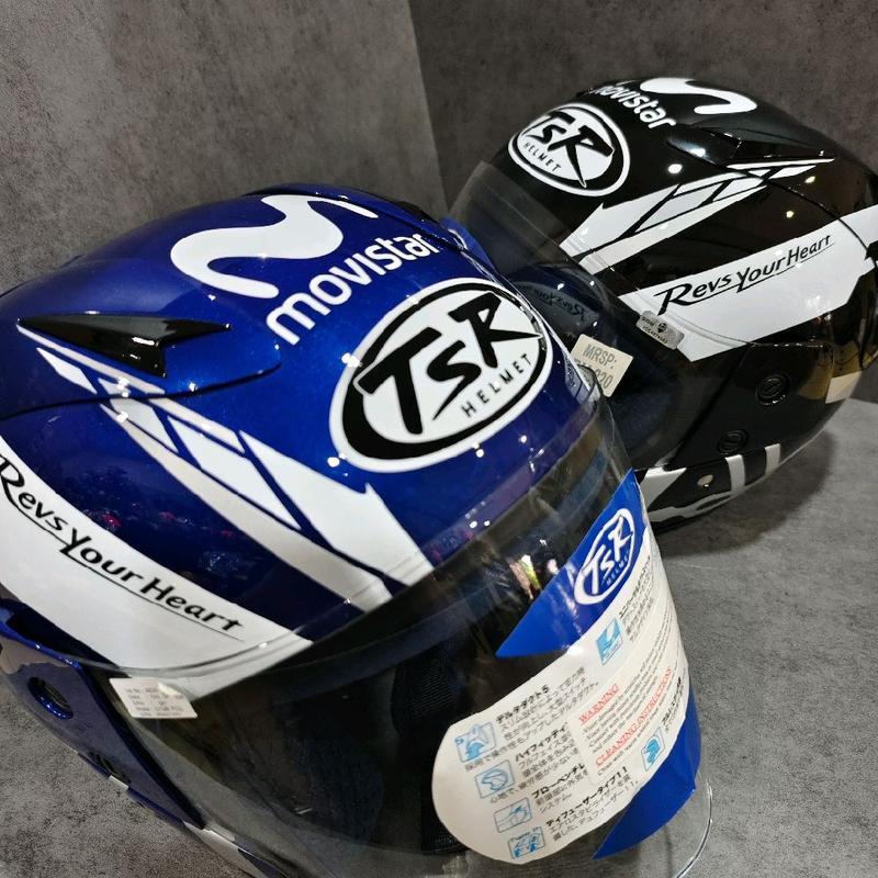 HELMET TSR ORIGINAL MOVISTAR YAMAHA - 60CM/ SIZE L | Shopee Malaysia
