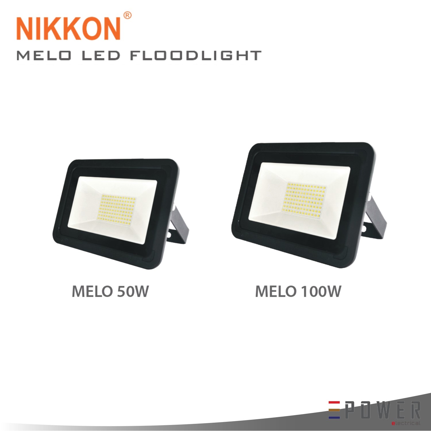 NIKKON MELO 50W 100W LED FLOOD LIGHT 120 DEGREE WIDE BEAM IP66 6500K ...