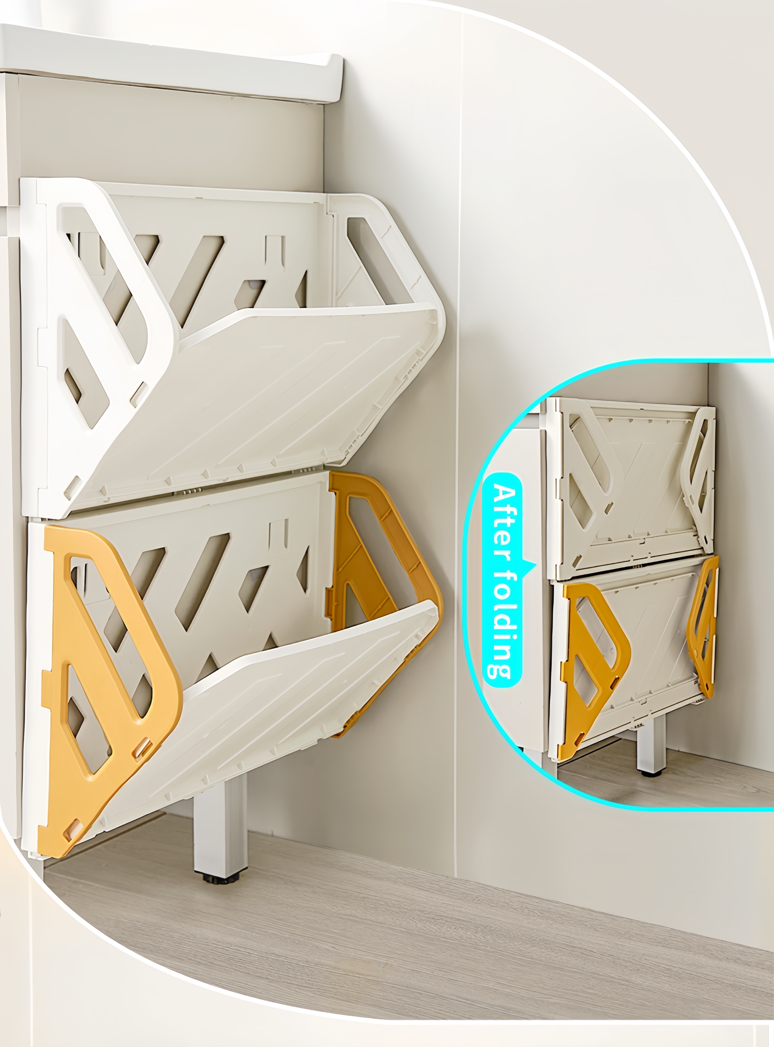 Rak Kasut Ringkas Boleh Lipat Rak Kasut Gabungan Dalaman Berbilang ...