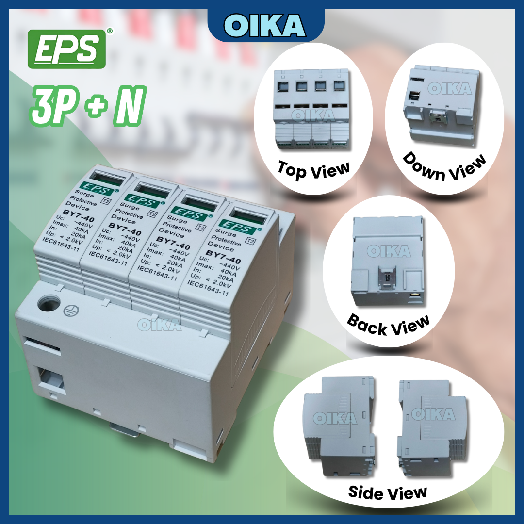 [SIRIM CERTIFIED] EPS BY7-40 Series Voltage Surge Suppressor | 1P+N ...