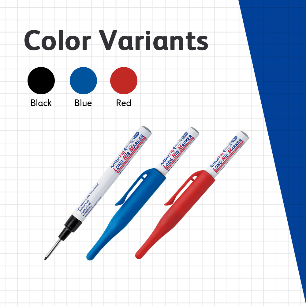 Artline Long Nib Marker for Marking Deep Hole | Shopee Malaysia