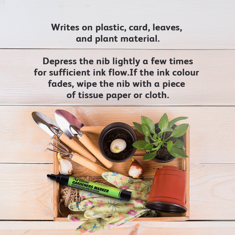 Artline Gardeners Marker Waterproof & UV Resistant Marker | Shopee Malaysia
