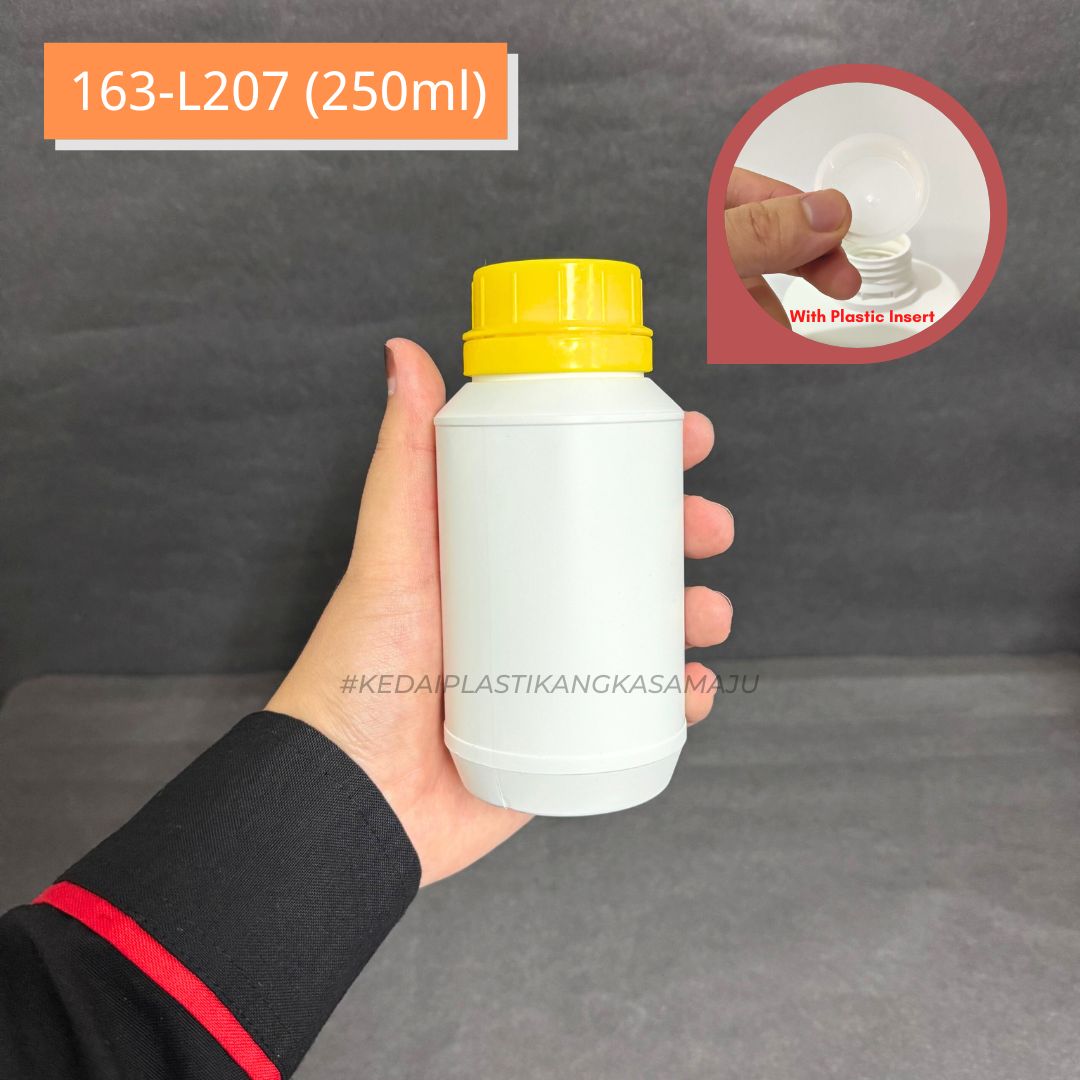 【Bundle Pack】250ml & 500ml & 1000ml Industrial Bottle + Insert - HDPE ...