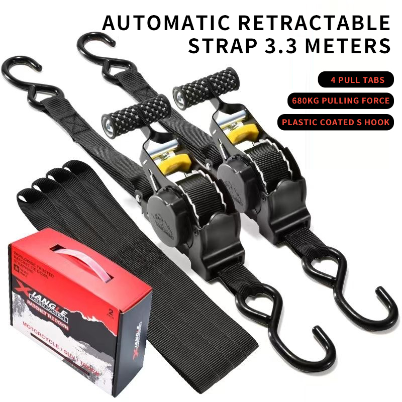 Motorcycle Strap Auto Ratchet Strap Towing Strap Motorcycle Bundled ...