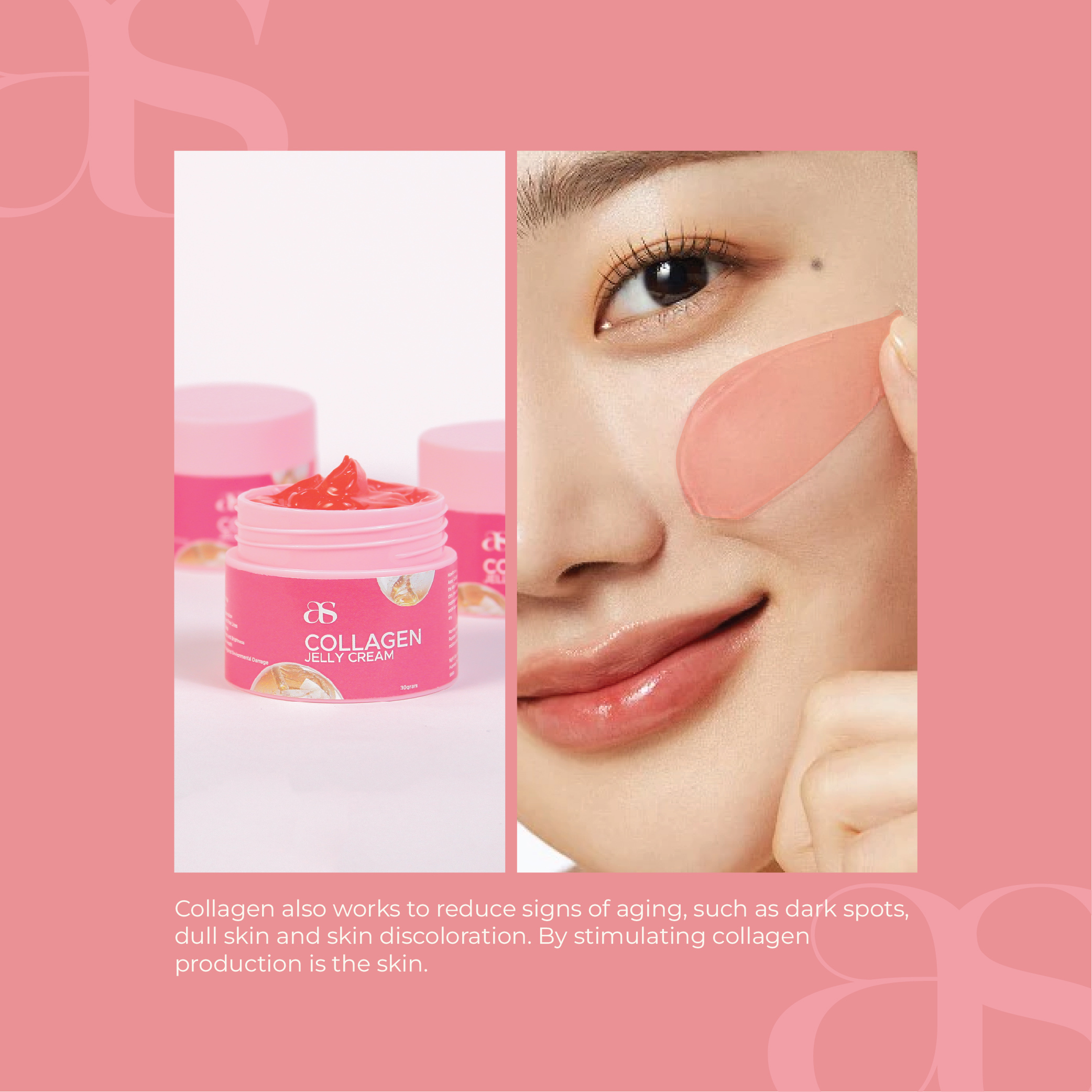 COLLAGEN JELLY CREAM AS LEGACY DHERBS 30g | Shopee Malaysia