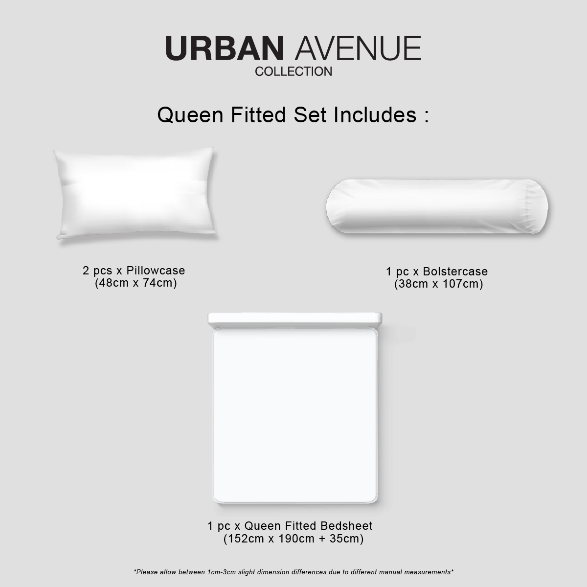 Novelle Avenue Fitted Bedsheet Set (without Comforter / Quilt Cover ...