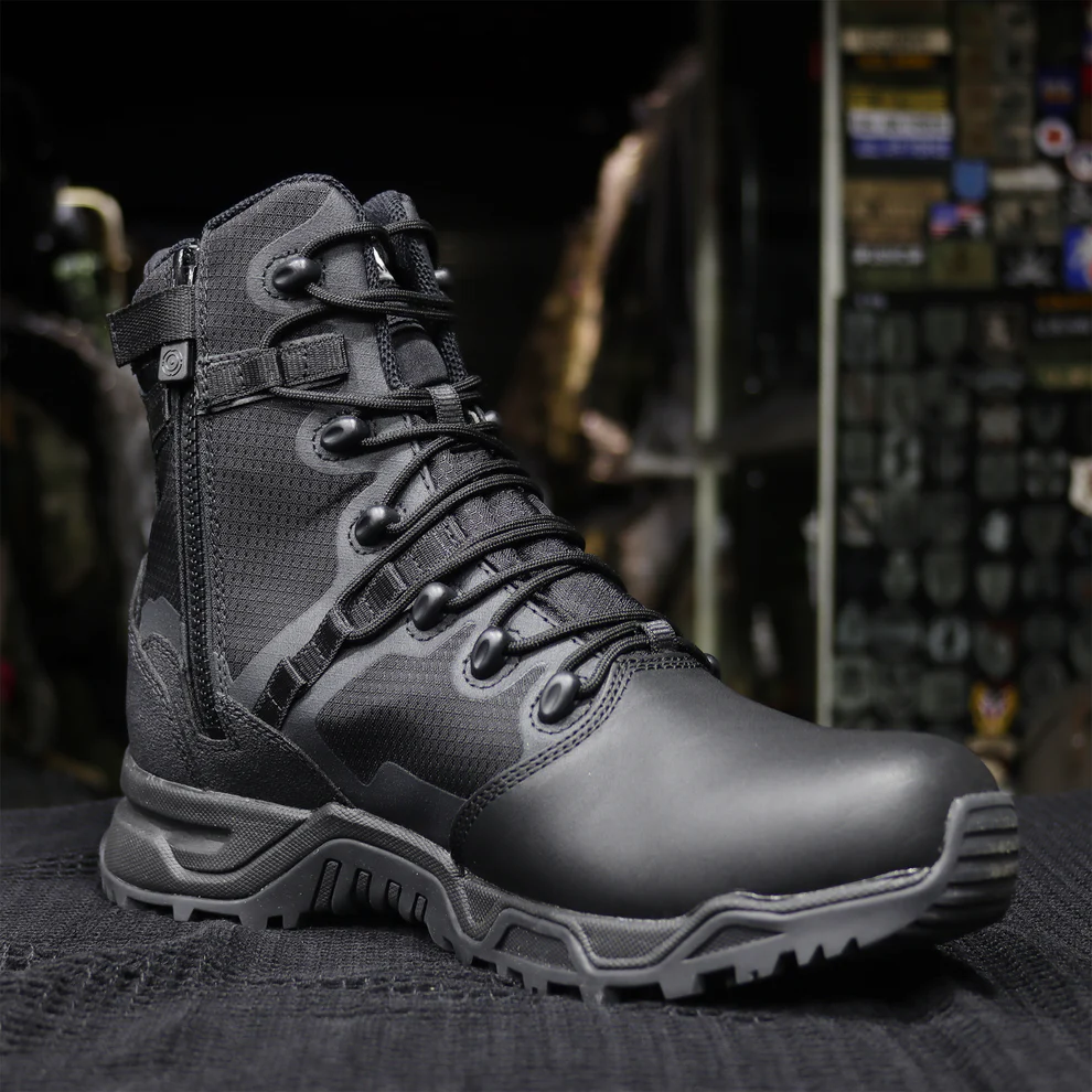 Original SWAT Alpha Fury 8" Side-Zip Waterproof Polishable Toe Boot ...