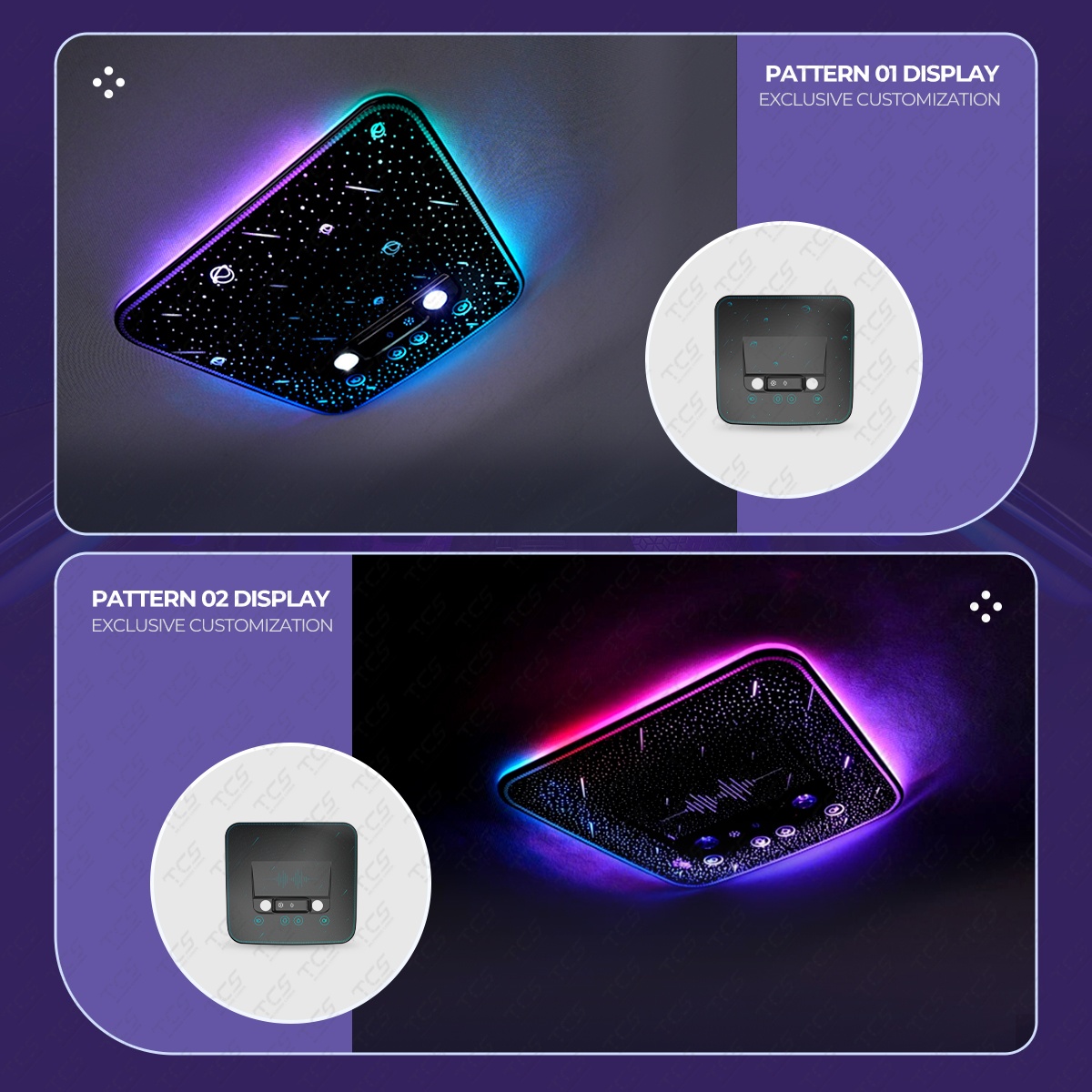 TCS CAR SMART RGB VE ROOF AMBIENT LIGHT UNIVERSAL ACCESSORIES | Shopee ...