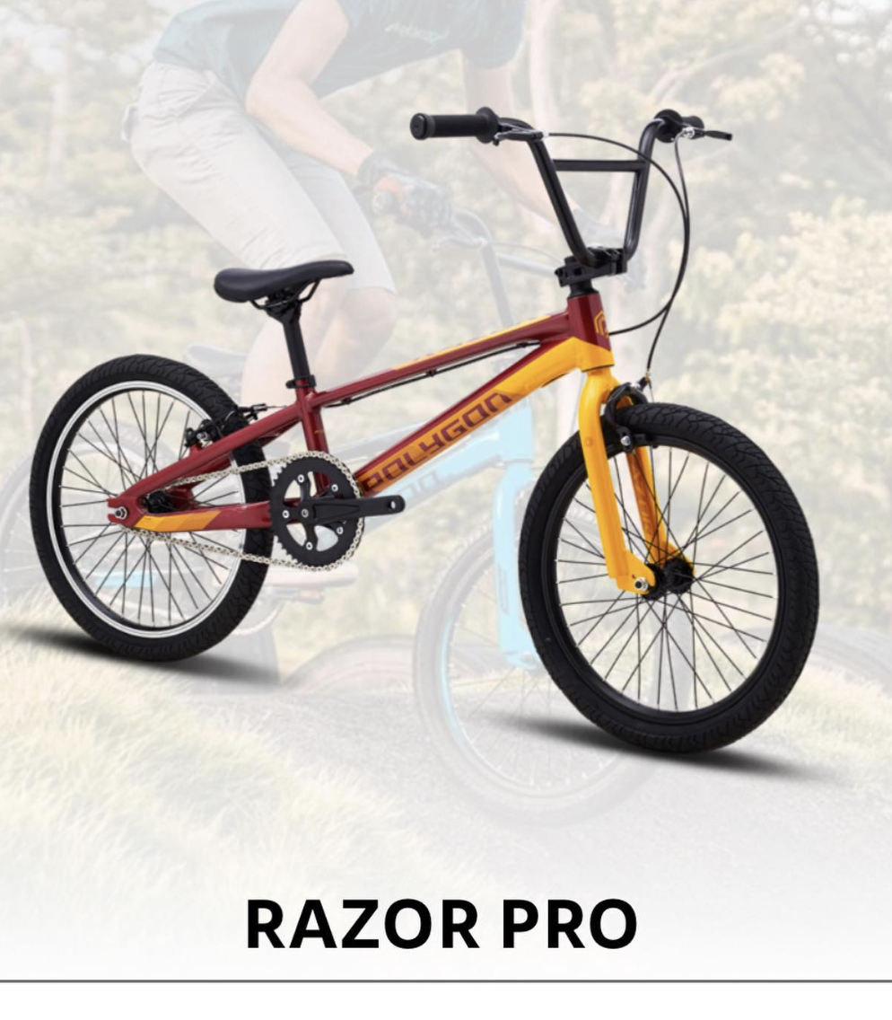 POLYGON RAZOR PRO PRO XL BMX RACE READY Bicycle BMX 20'' Alloy race ...