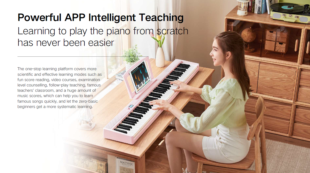 【Upgraded Version】Terence V30 Pro 88 Keys Foldable Piano Electonic Keyboard | Shopee Malaysia