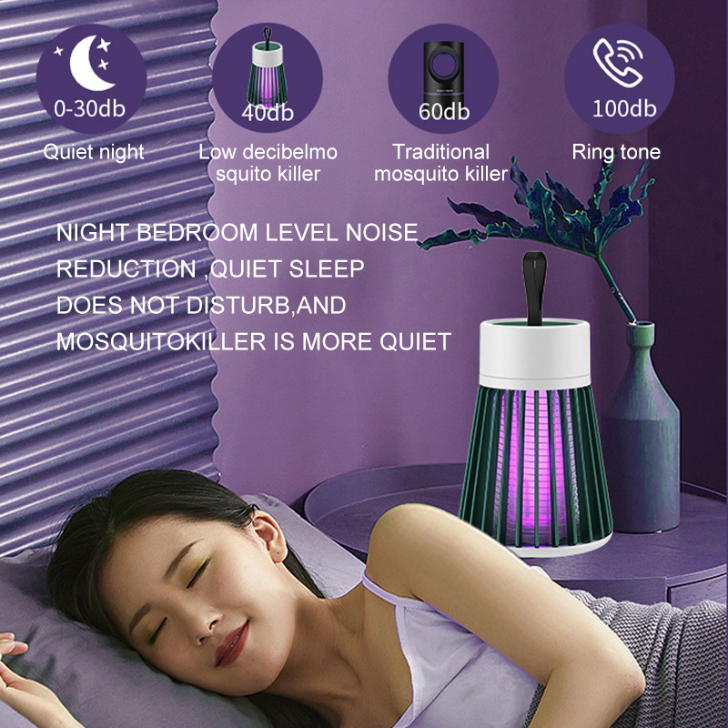 Electric Insect Killer USB LED Light Fly Bug Mosquito Trap Lamp Pest ...