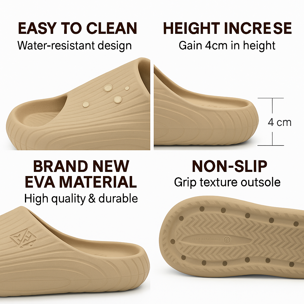 Marco Rocco Unisex Non-Slip Slide In Slipper Kasut Soft Flat Selipar ...