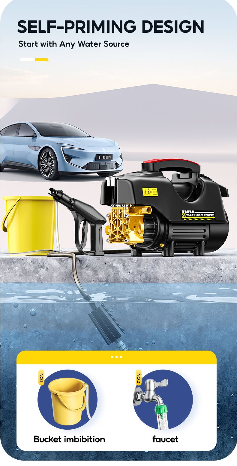 SOARFLY 4800W Water Jet High Pressure Cleaner High Pressure Portable ...