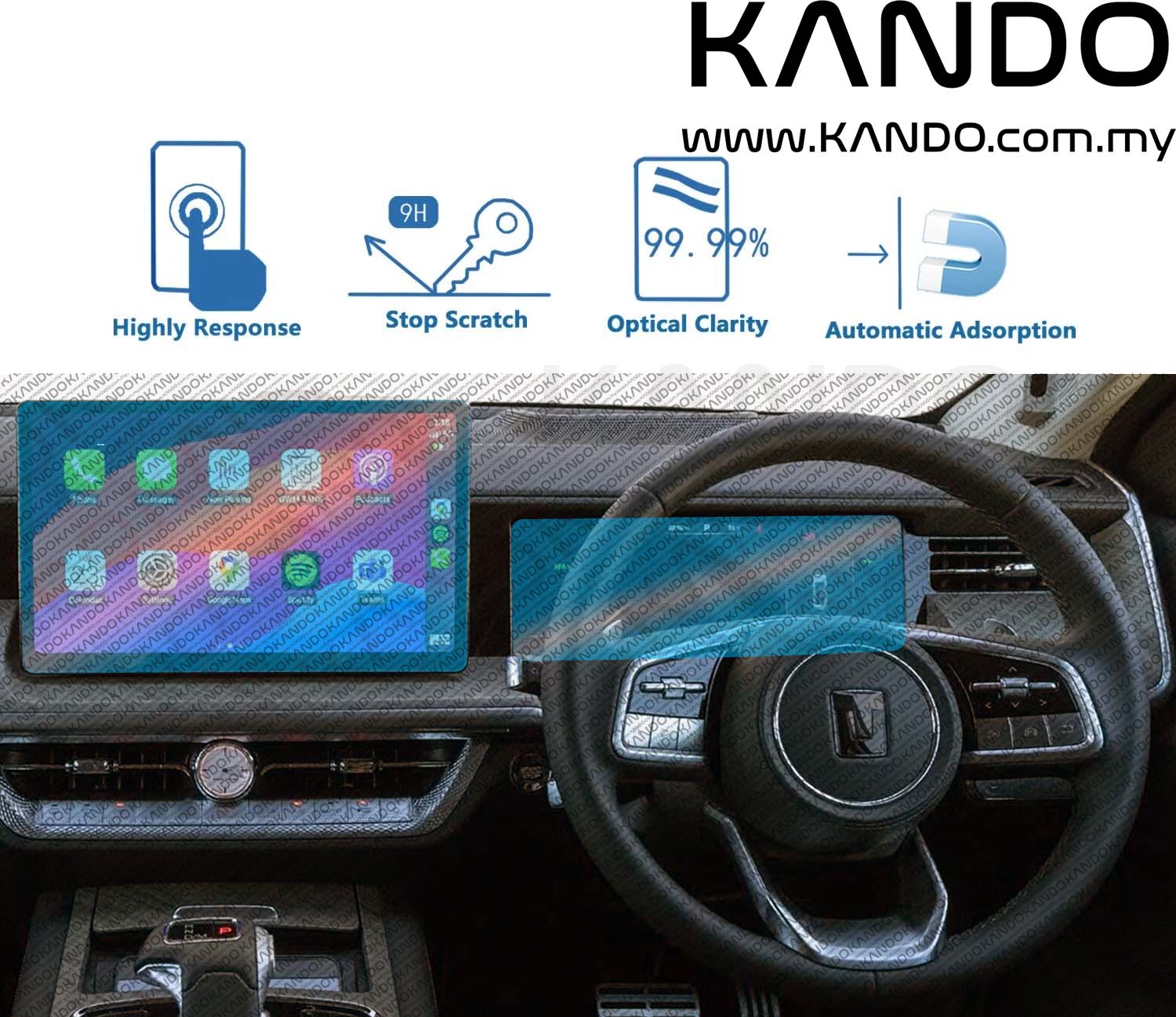 GWM Tank 500 Tempered Glass Protector GWM Tank 500 Screen Protector GWM ...