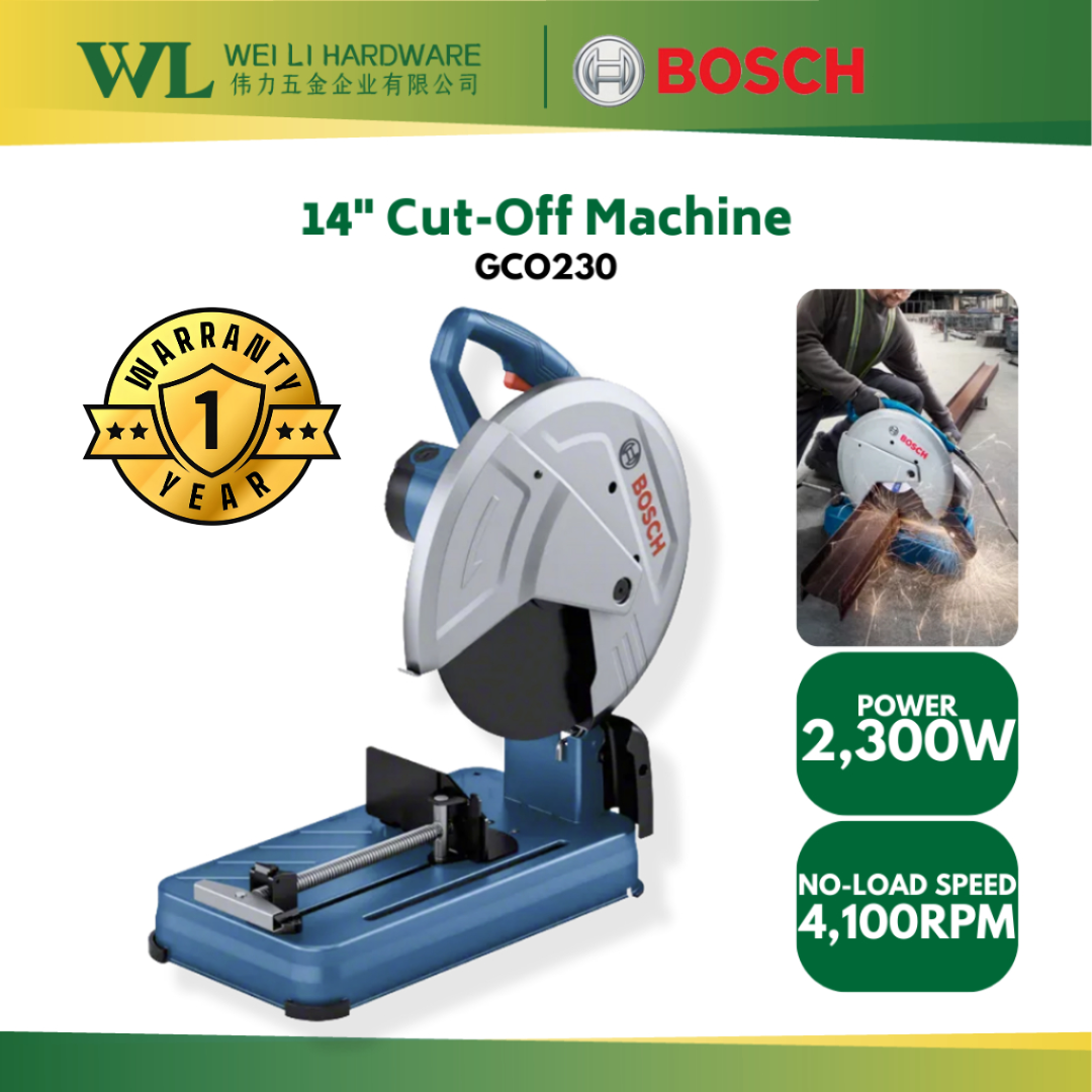 BOSCH GCO230 14" Cut-Off Machine 2300W/Mesin Potong Besi/Machine ...