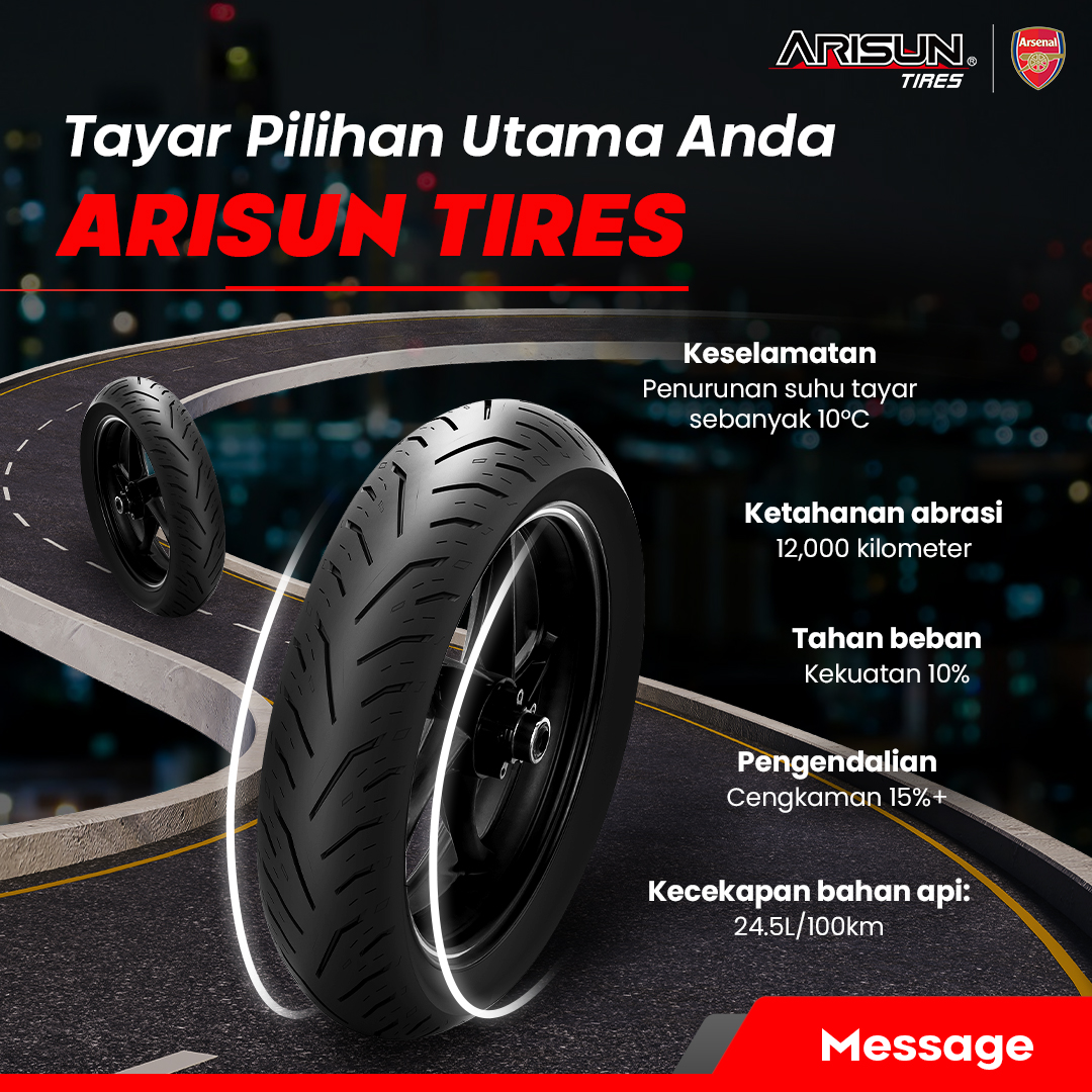 TAYAR SCOOTER YAMAHA XMAX HONDA FORZA 250 ARISUN SK1 FRONT 120/70-15 ...