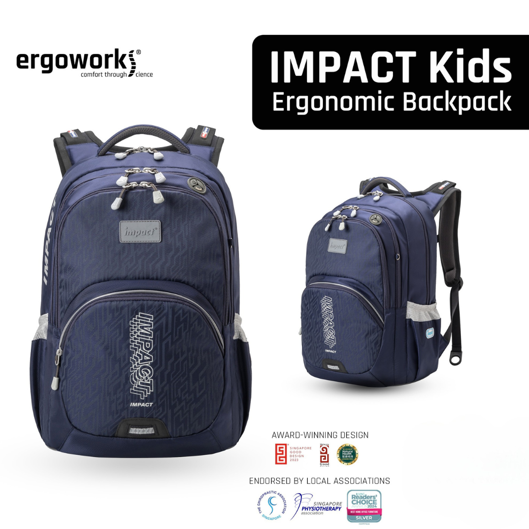 IMPACT Impact Ergo-Comfort School Bag Spinal Support Ergonomic Backpack ...