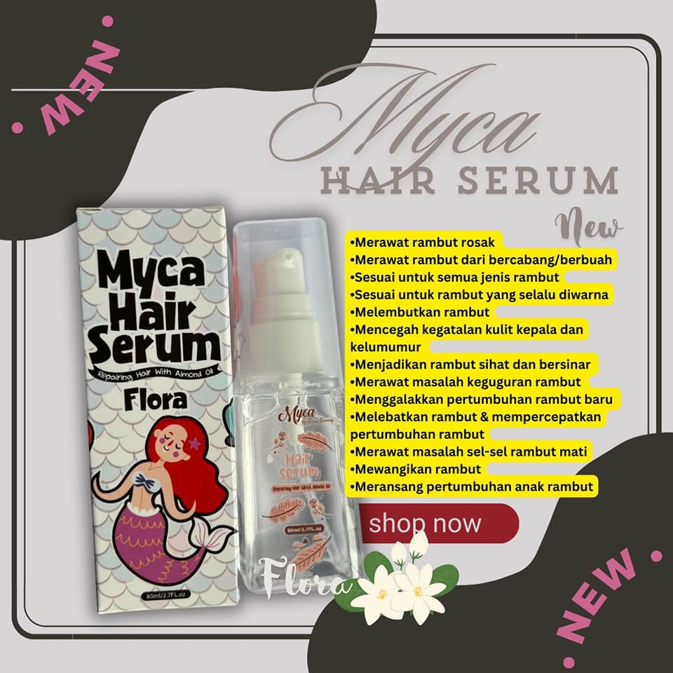 MYCA LASH EXTRA MASCARA COMBO / MYCA HAIR SERUM /MYCA KERATIN SPRAY ...