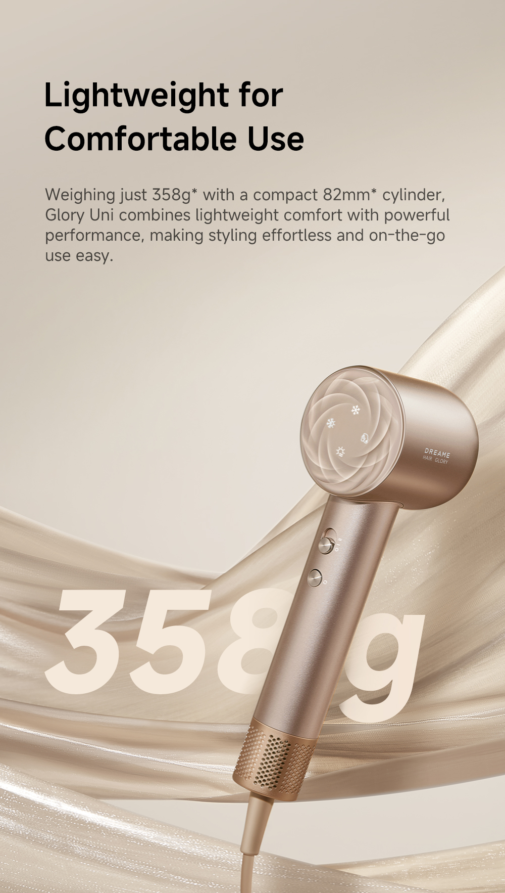 [NO.1 Global Use 100–240V] Dreame Glory Uni High-Speed Hair Dryer | 300M Negative Ions | NTC ...