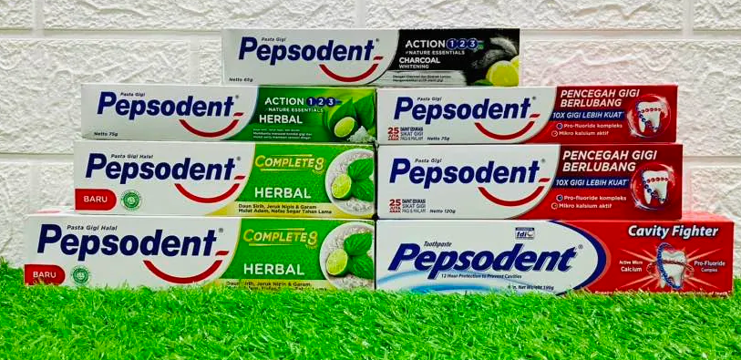 PEPSODENT 190gm Min.3 FOC 1Mug Cavity Fighter (White)/ Herbal Action ...