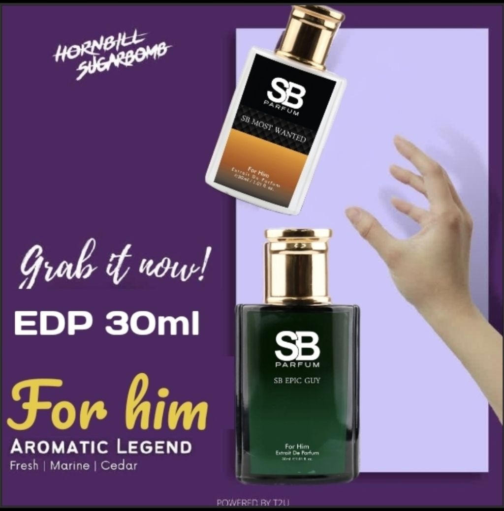 Perfume SB Parfum by Sugarbomb (Extrait De Parfum) EDP Minyak wangi lelaki perfume for Men Him ...