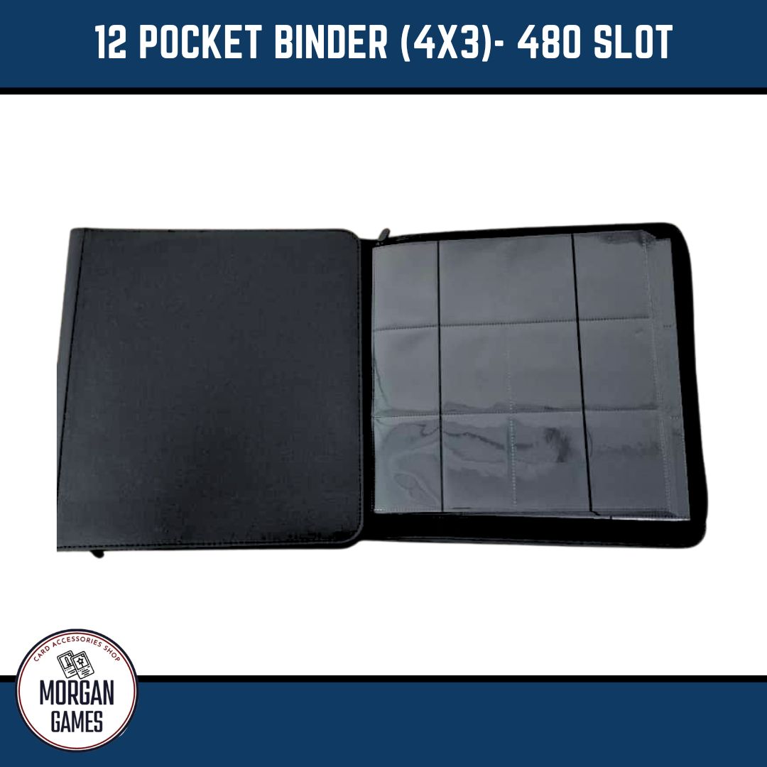 【Morgan Games】[Ready Stock] PU Leather Card Binder Album Zipper Pokemon ...