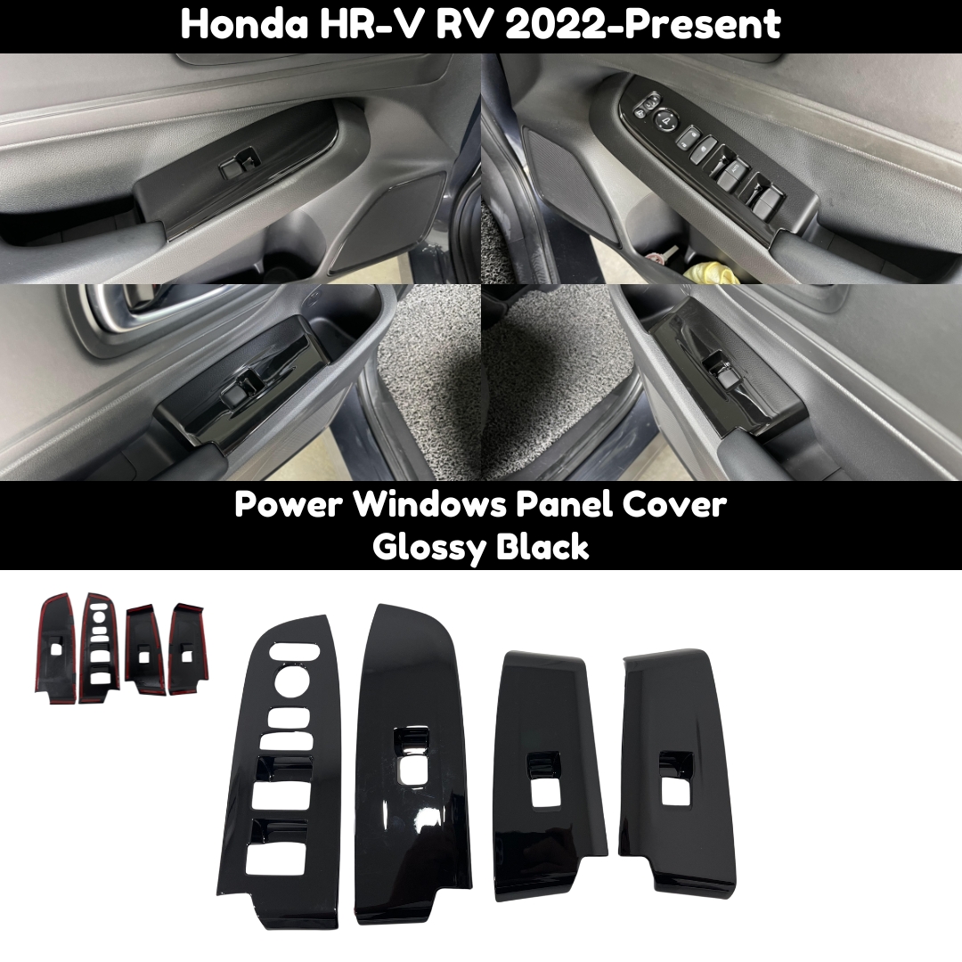 Honda HRV HR-V RV 2022-2025+ Forged Carbon Trim&Glossy Black Power ...