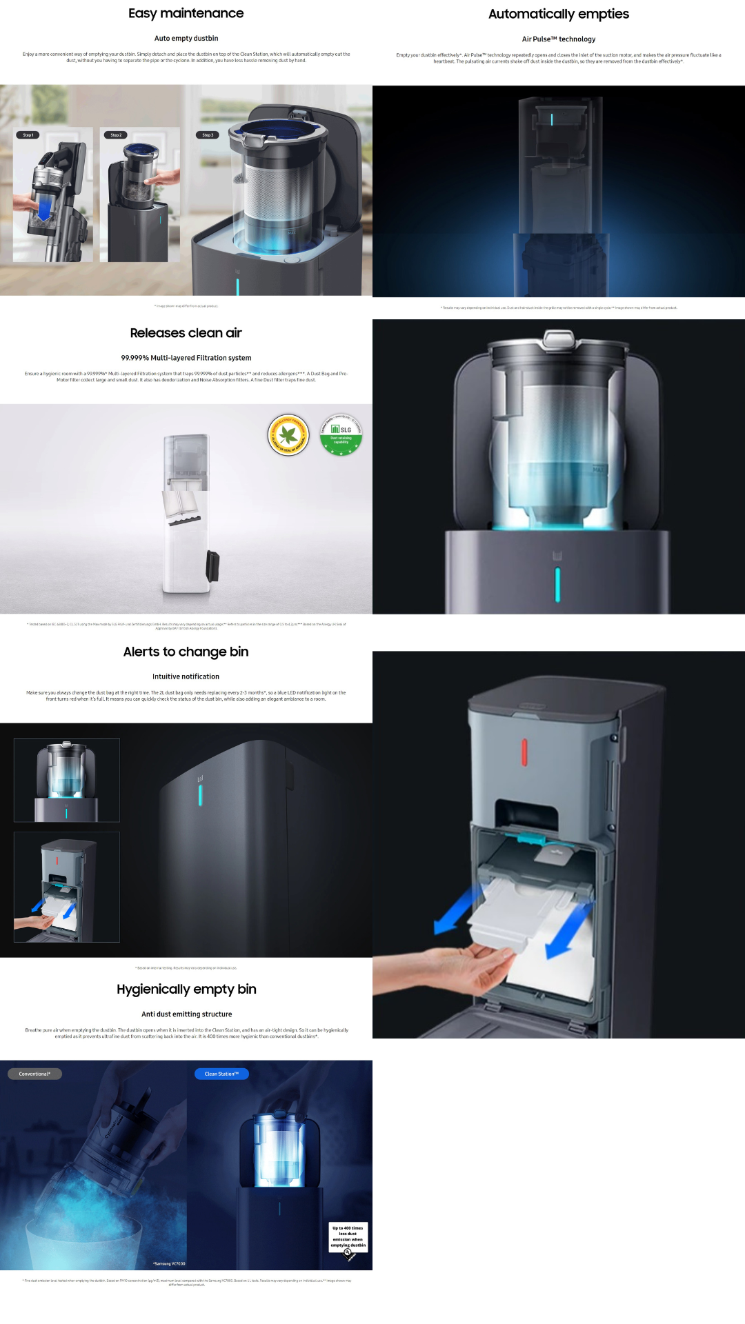 Samsung Clean Station™ (2022) (Jet 90, Jet 75, Jet 70, Jet 60) | VCA ...