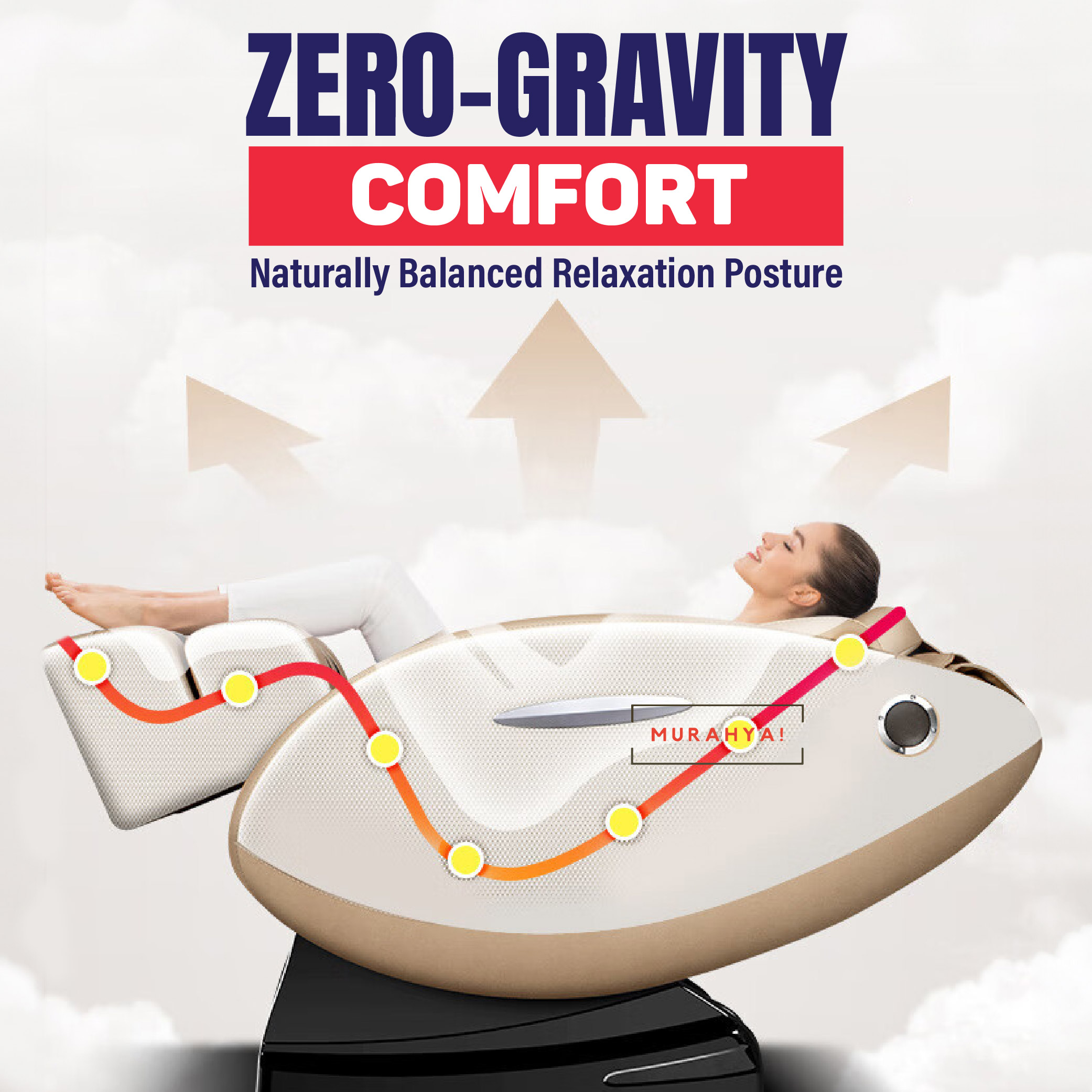 Electronic Massage chair touch screen display Remote control Kerusi ...