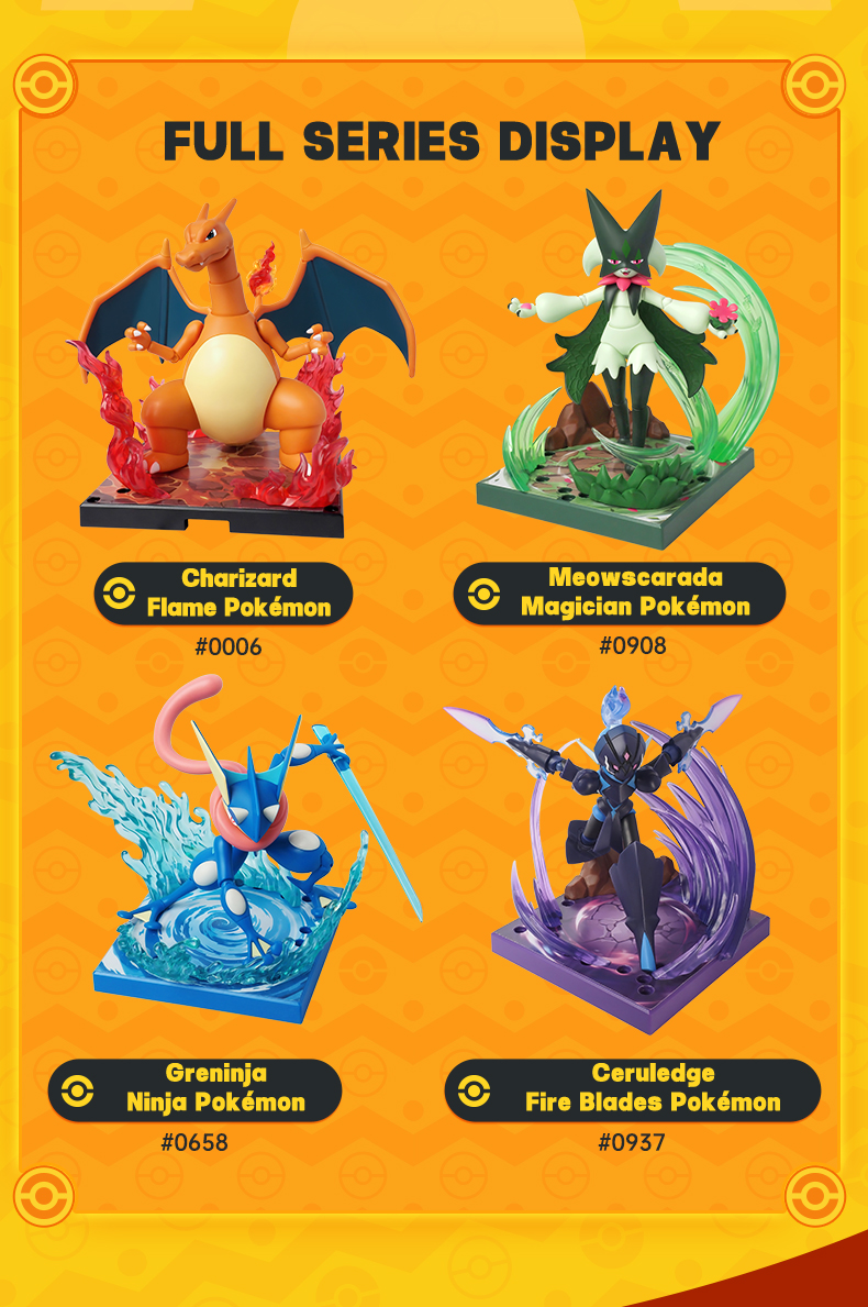 Mainan Model Plastik - Blokees Pokémon - Classic Edition CV-L Model Kit ...