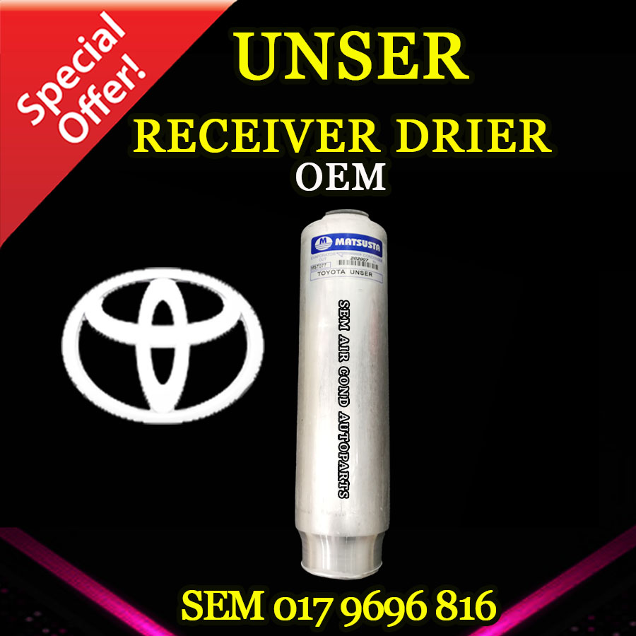 TOYOTA UNSER OEM NEW RECEIVER DRIER (CAR AIRCOND SYSTEM) FILTER DRYER ...