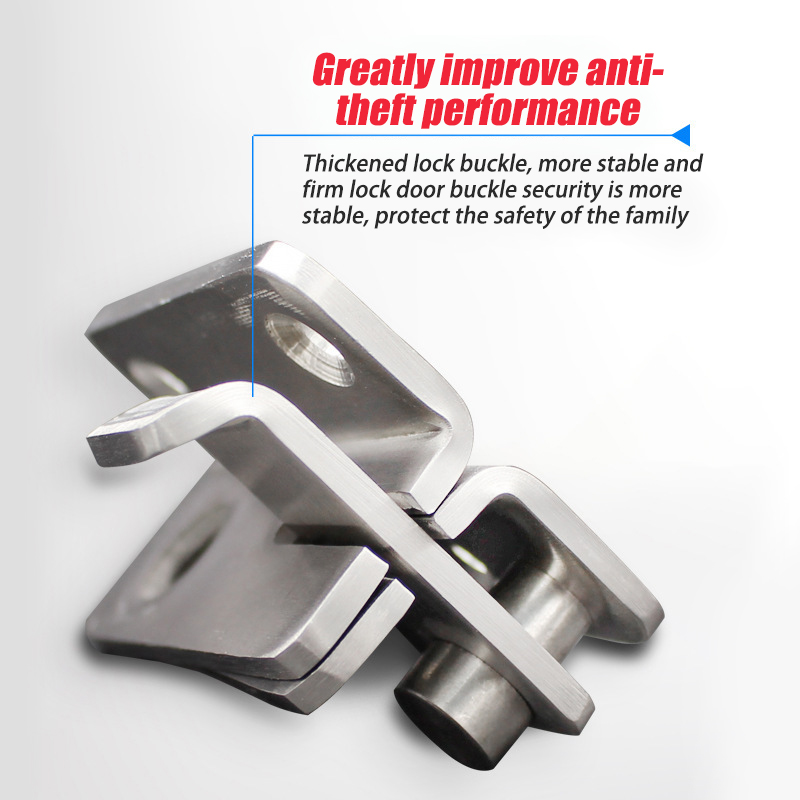 Stainless Steel Left Right Lock Door Swivel Bolt Swing Bolt Security ...