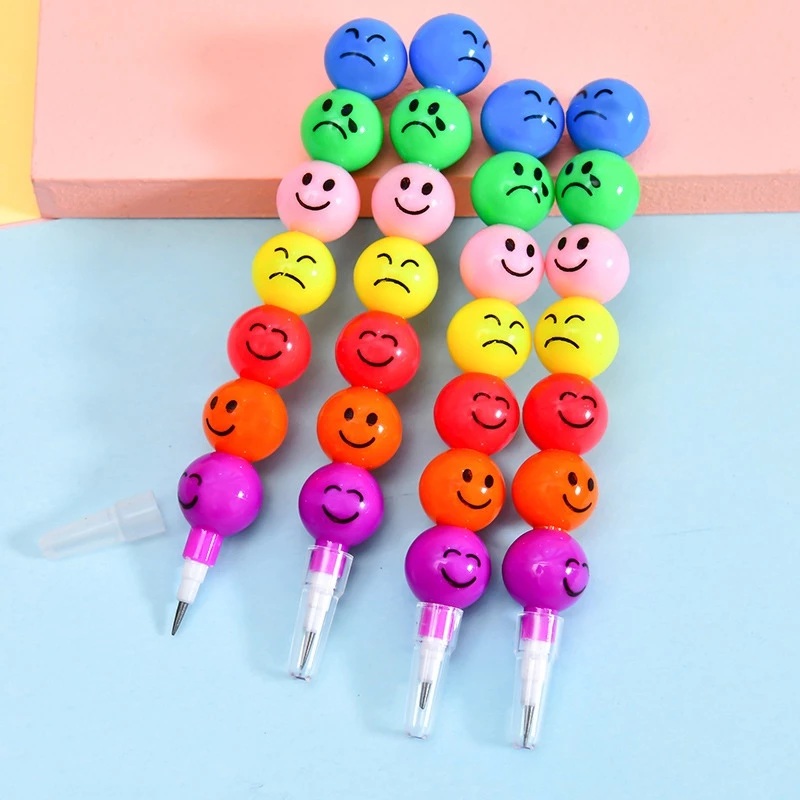 Stackable Pencil Crayon Pencils Cute Stationery Kid Birthday Doorgift ...