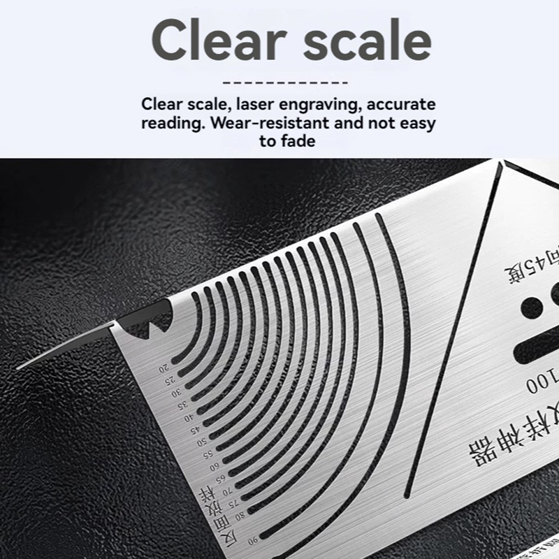 Emika Choice Square Tube Folding Ruler Stainless Steel Multifunction ...