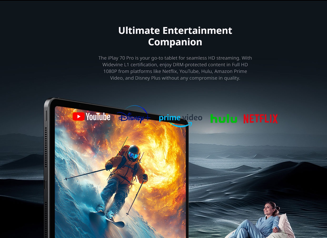 ALLDOCUBE IPLAY 70 PRO 2025 10.95" 2.5K DISPLAY G99 12GB 256GB 4XSPEAKERS WIFI+ 4G LTE DUAL SIM ...