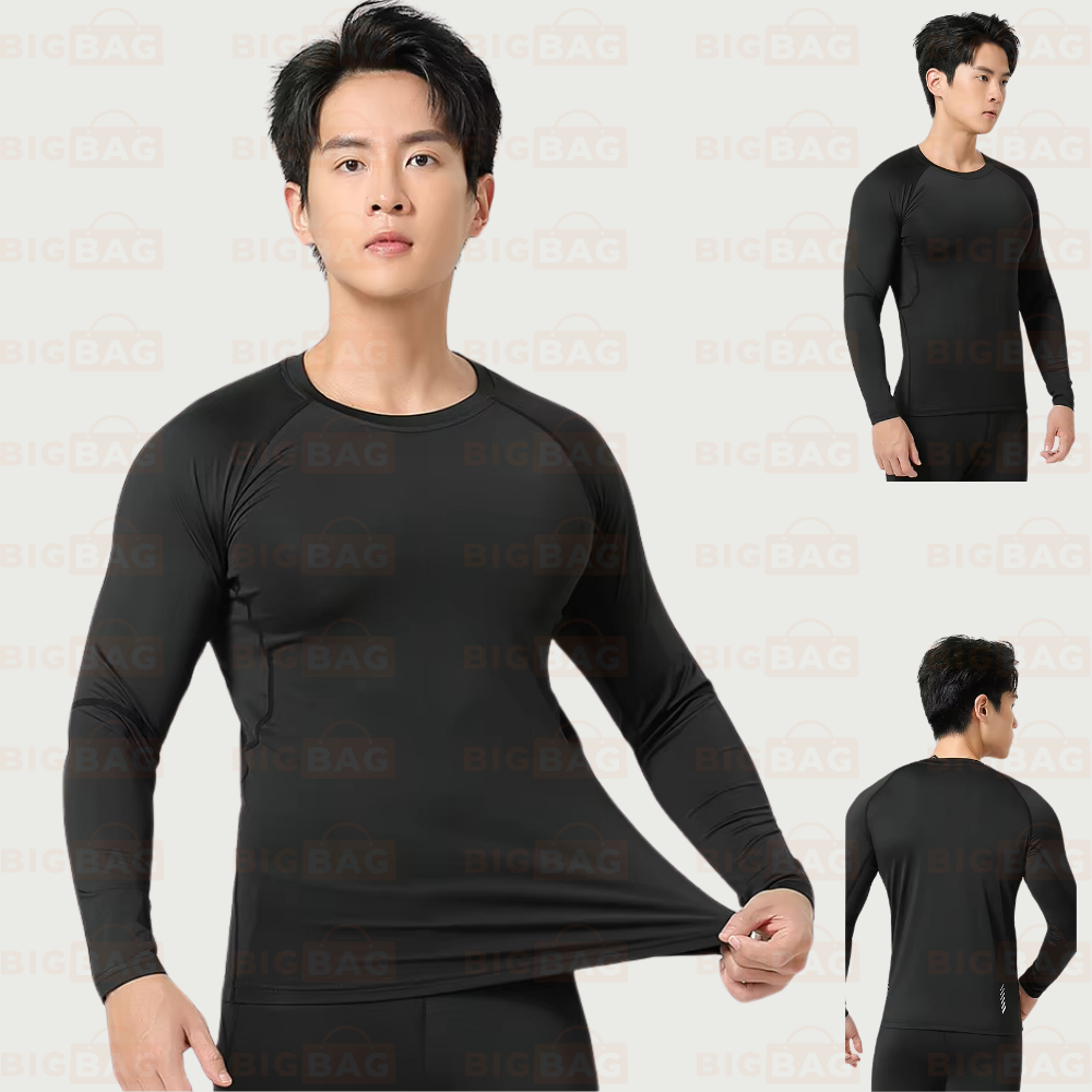 2PCS Thermal Wear Men Baju Sejuk Lelaki Long John Men Winter Clothes ...