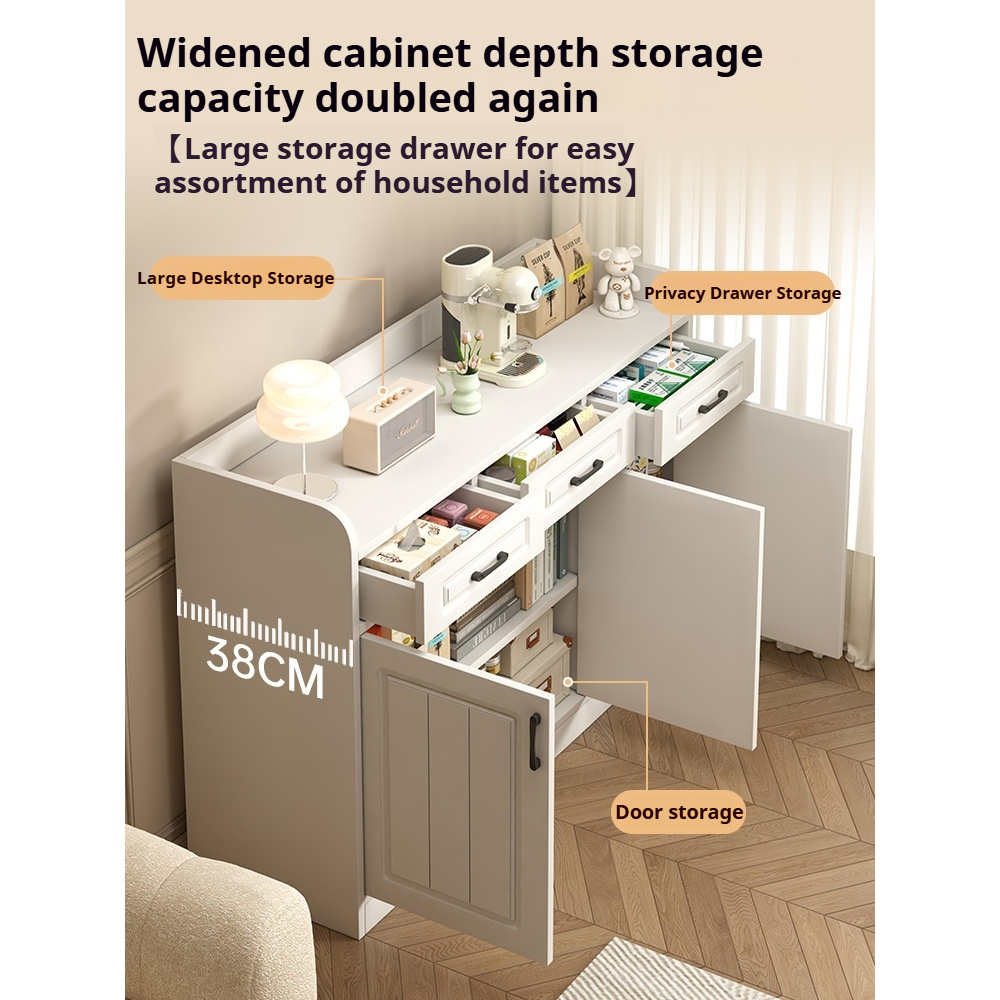 💫Almari Dapur Storage Cabinet With Door Bedroom Clothes Cabinet ...