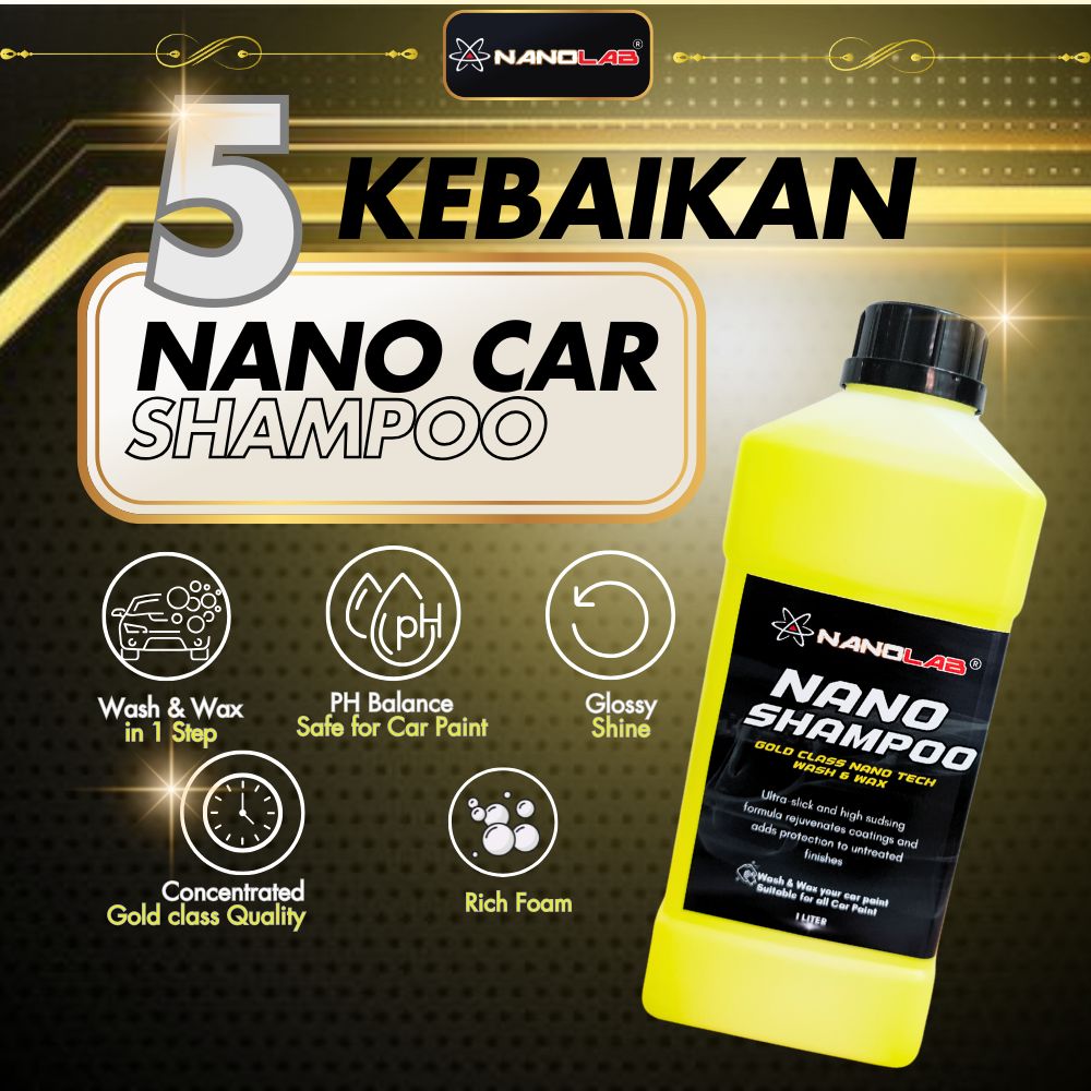 [NANOLAB] Premium Nano Wash Shampoo | Syampu Cuci Kereta & Bike | 2in1 ...