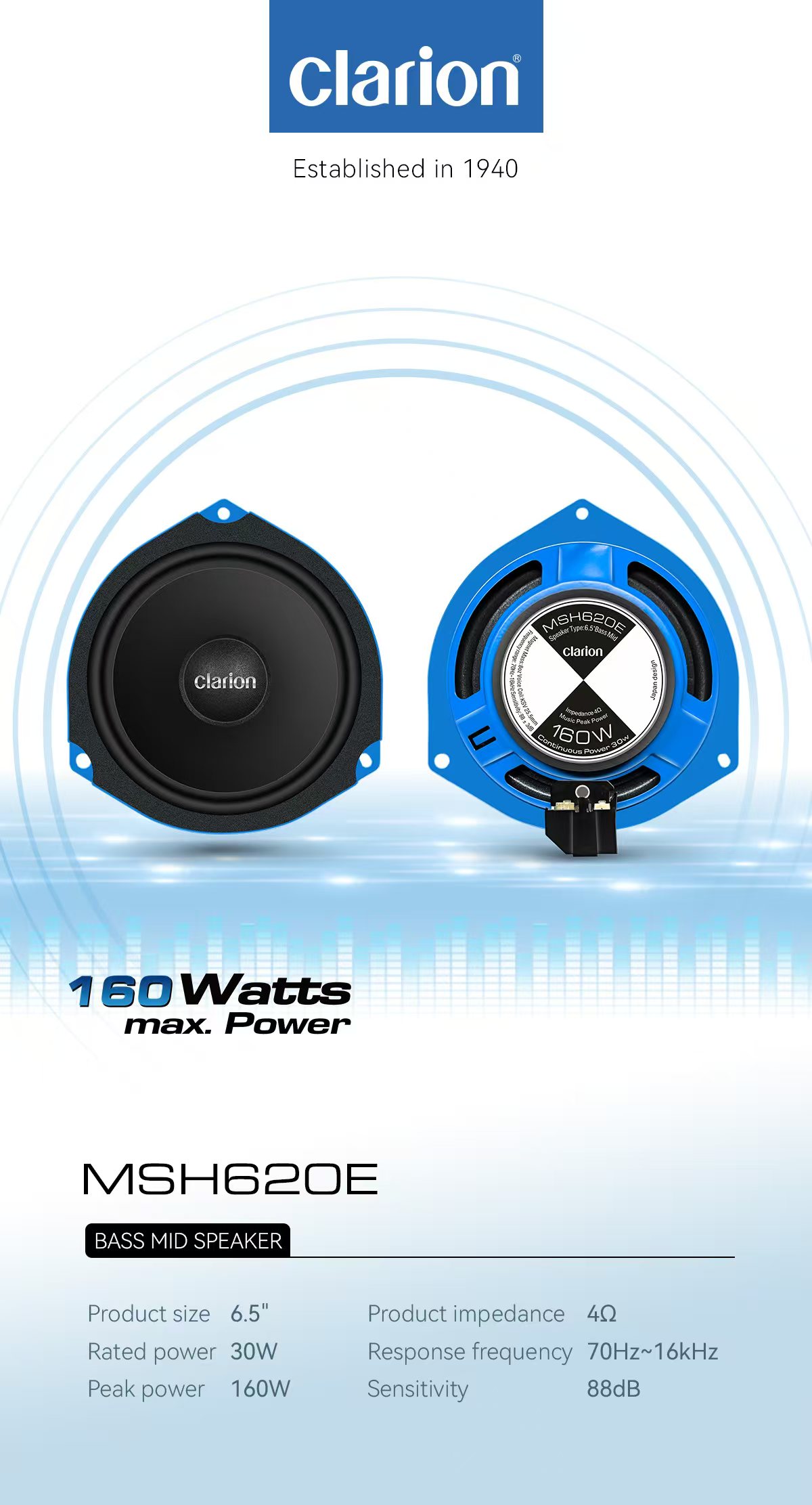 MOHAWK / CLARION Perodua Speaker Plug & Play Front Rear OEM Axia 2024 ...